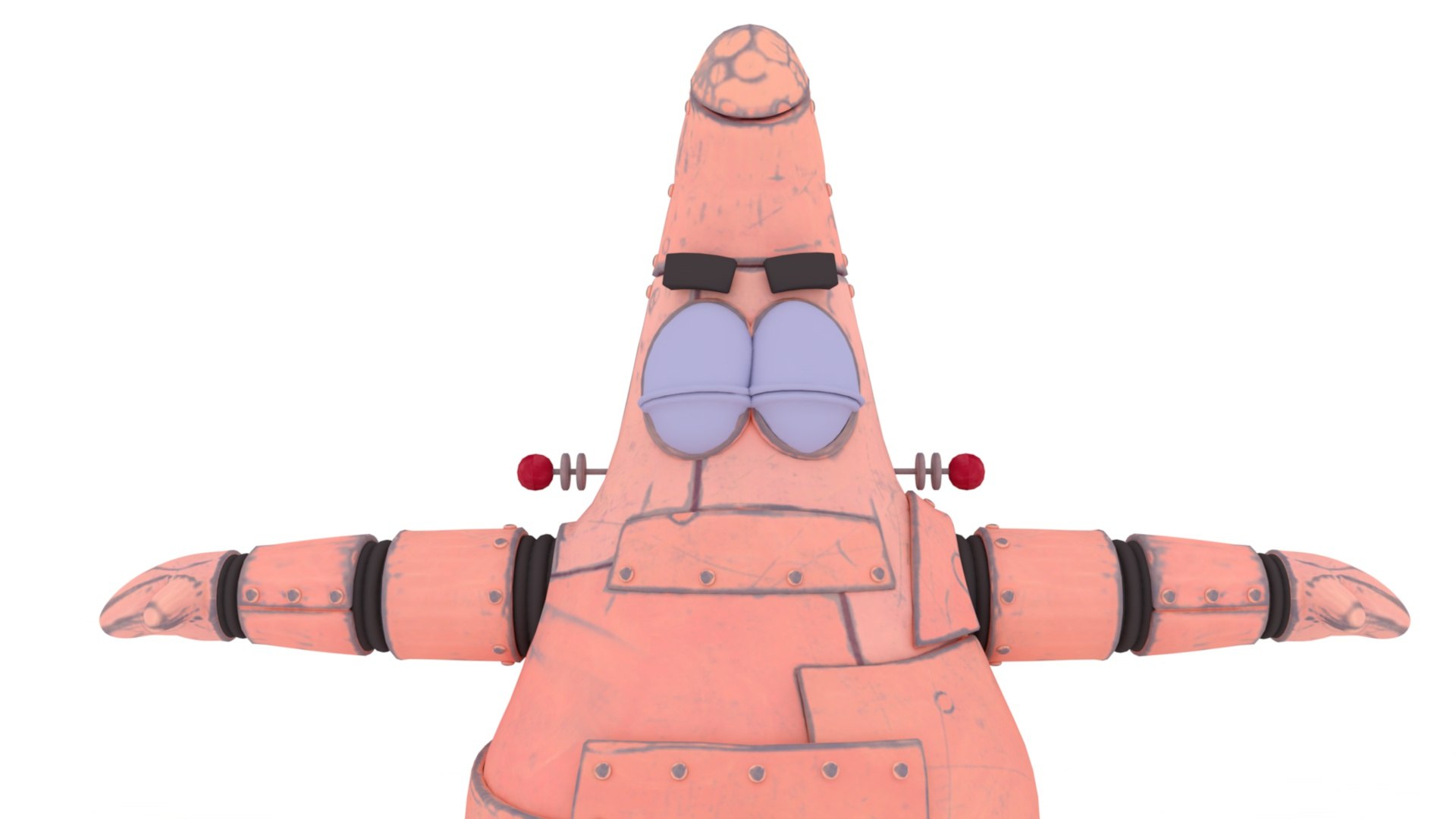 Robot Patrick Rigged And Animated Model - TurboSquid 2336990