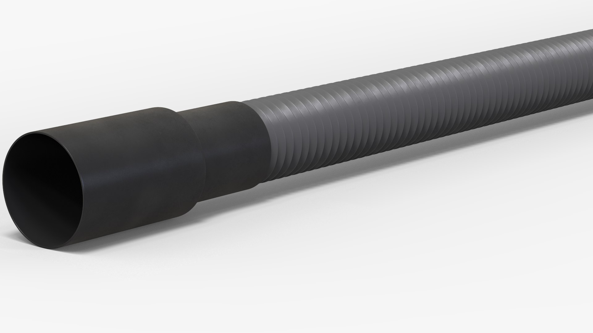 3D Black Flexible Tubing - TurboSquid 2069178