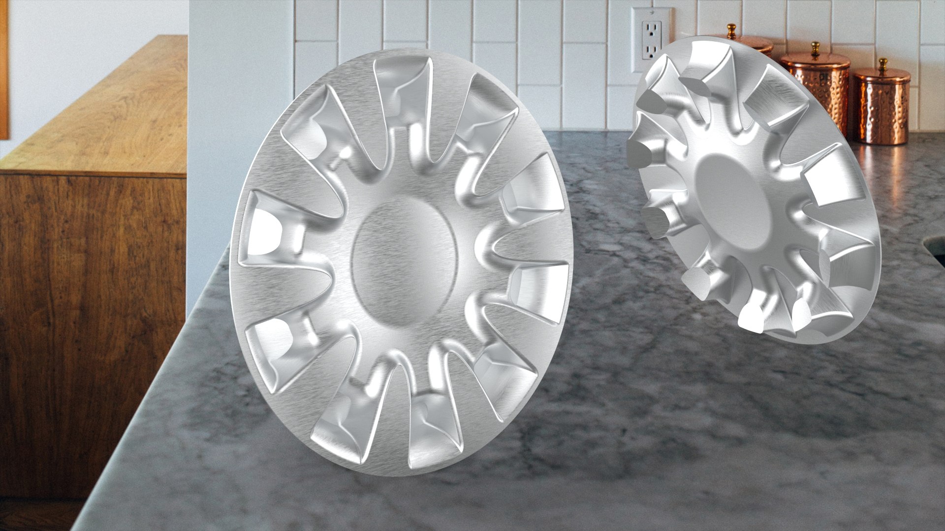 3D Model Car Wheel Cover - TurboSquid 2222598