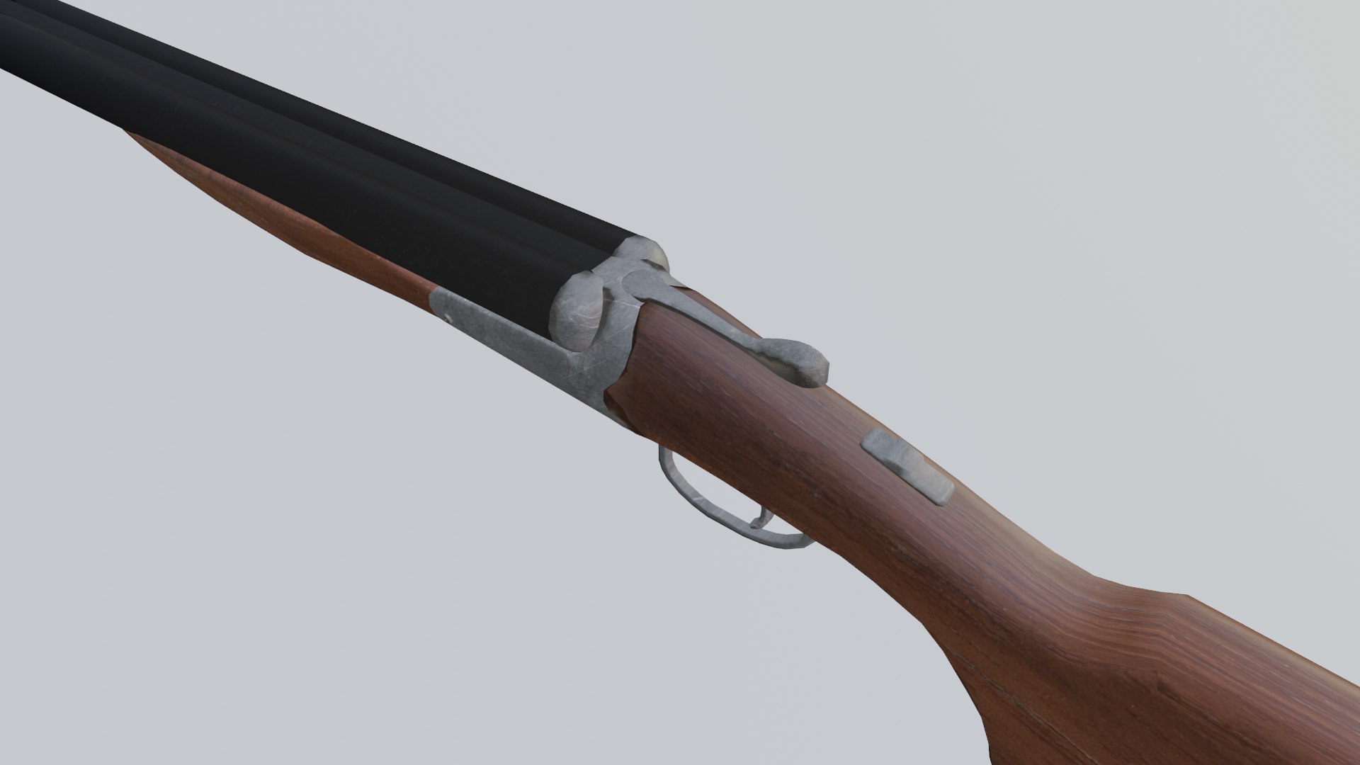 3D Double Barrel Shotgun - TurboSquid 1703443