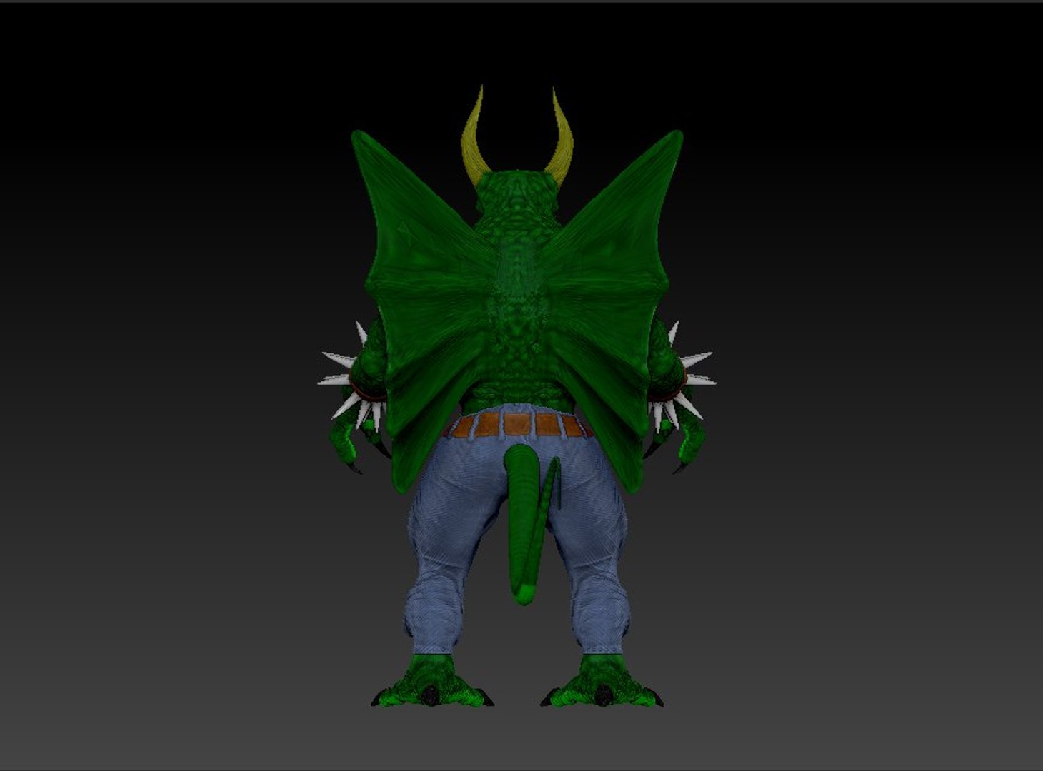 Dragon Humanoid 3d Model