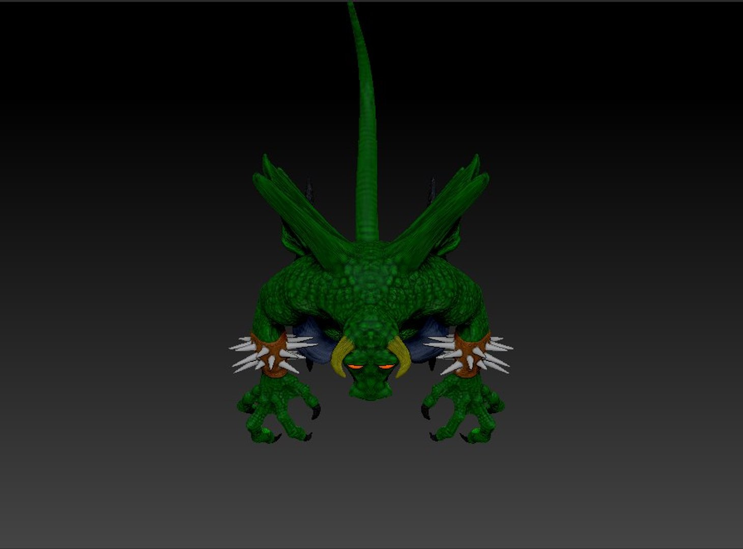 Dragon Humanoid 3d Model