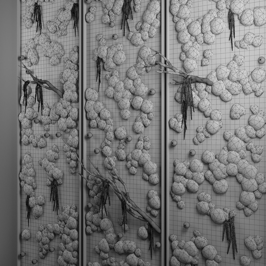 3D Panel Moss Wall - TurboSquid 1210362