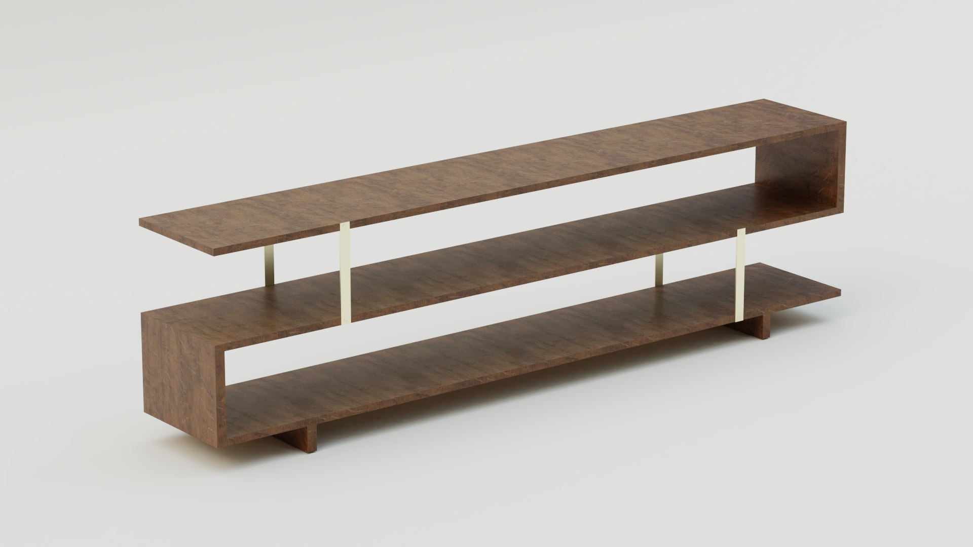 Boa Low Bookcase Model - TurboSquid 2020411