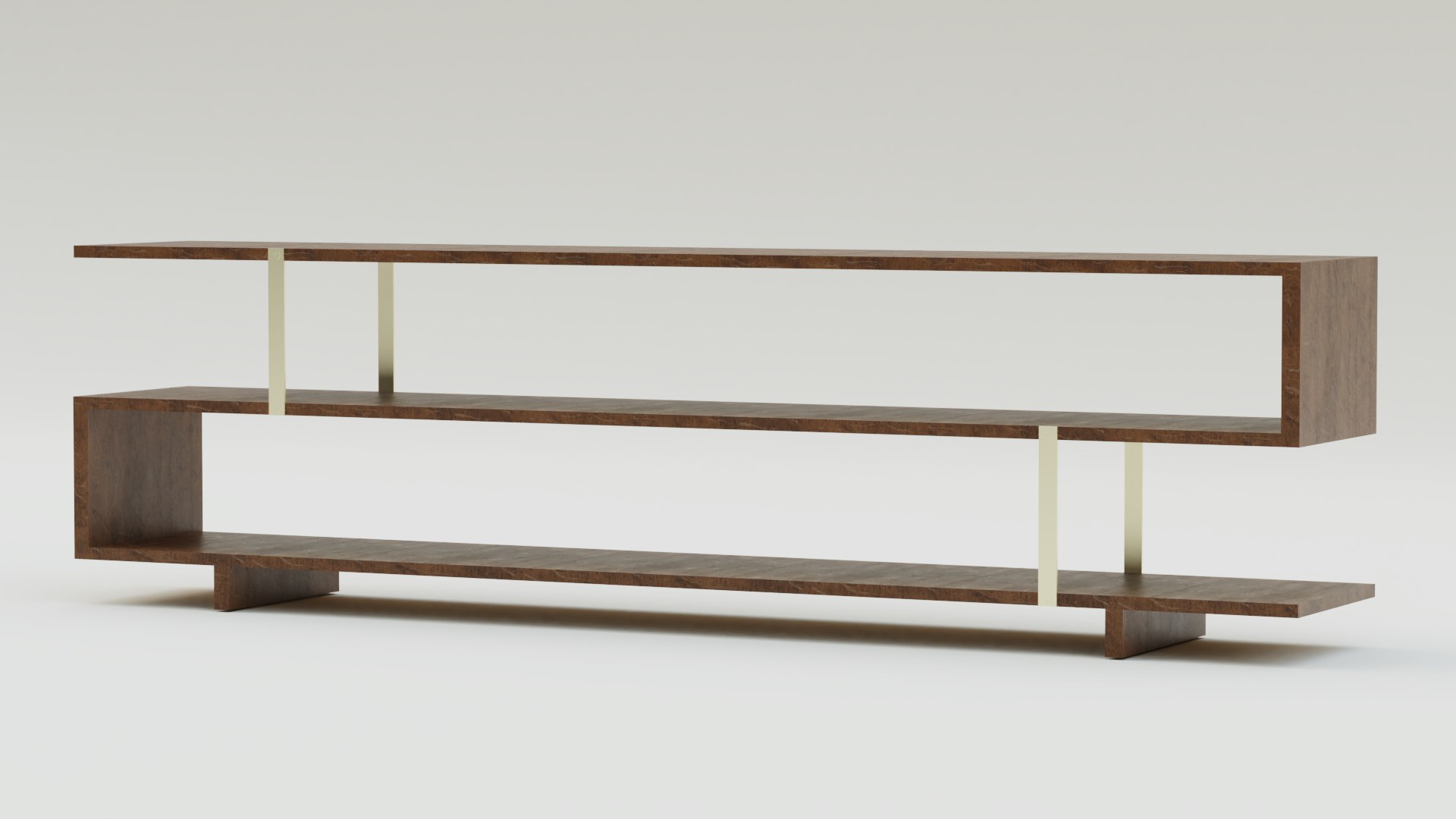 Boa Low Bookcase Model - TurboSquid 2020411