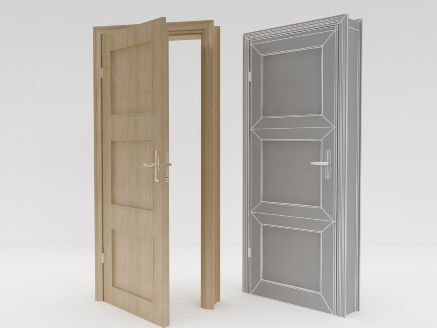 3d Architecture Door Model