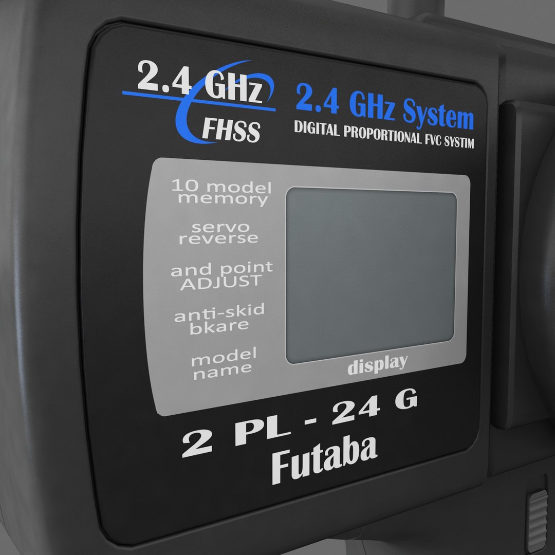 3d radio control transmitter futaba