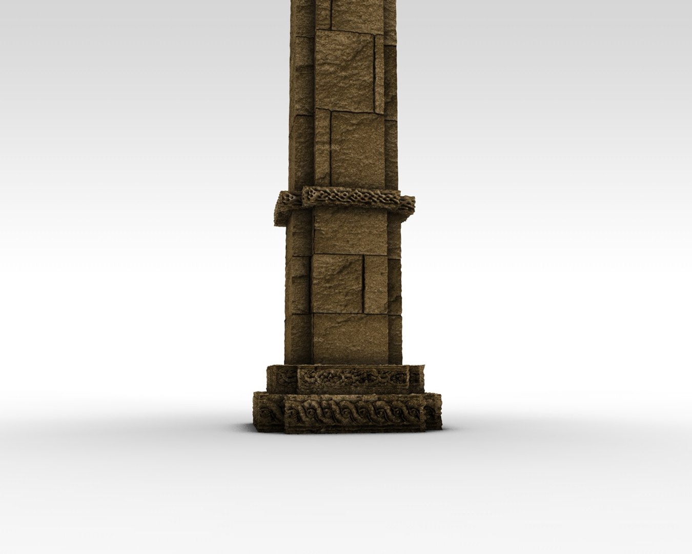 Stone Column 3D Model - TurboSquid 1431180