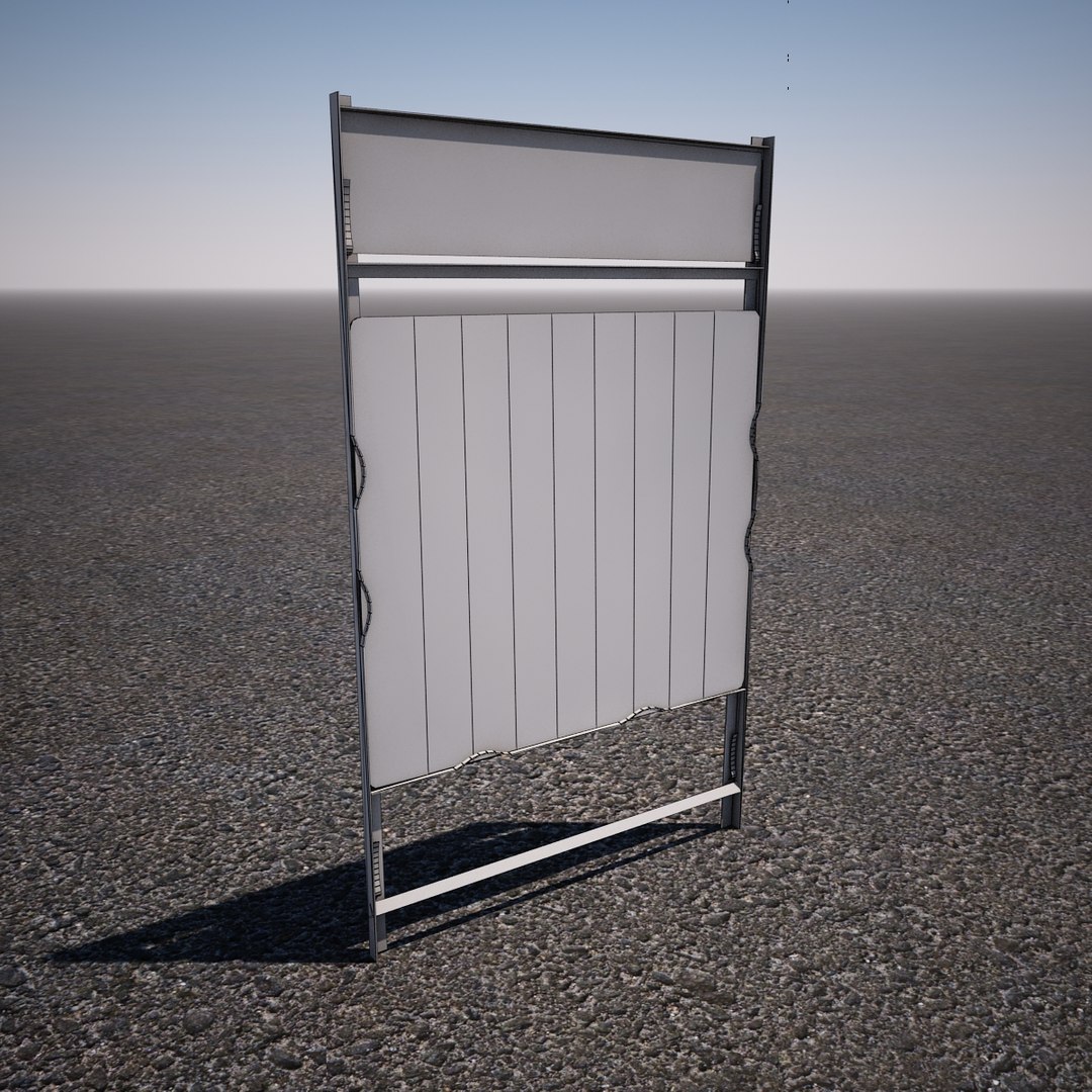 yard sign pack 3d model