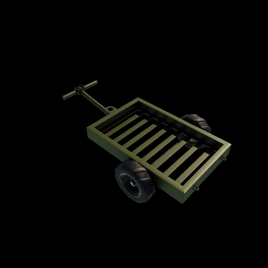3D Hand Cart 3D Model Model - TurboSquid 2370190