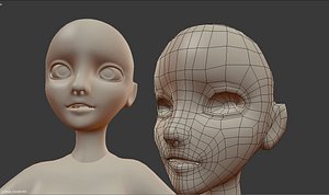 Chibi Base Mesh 3d Max