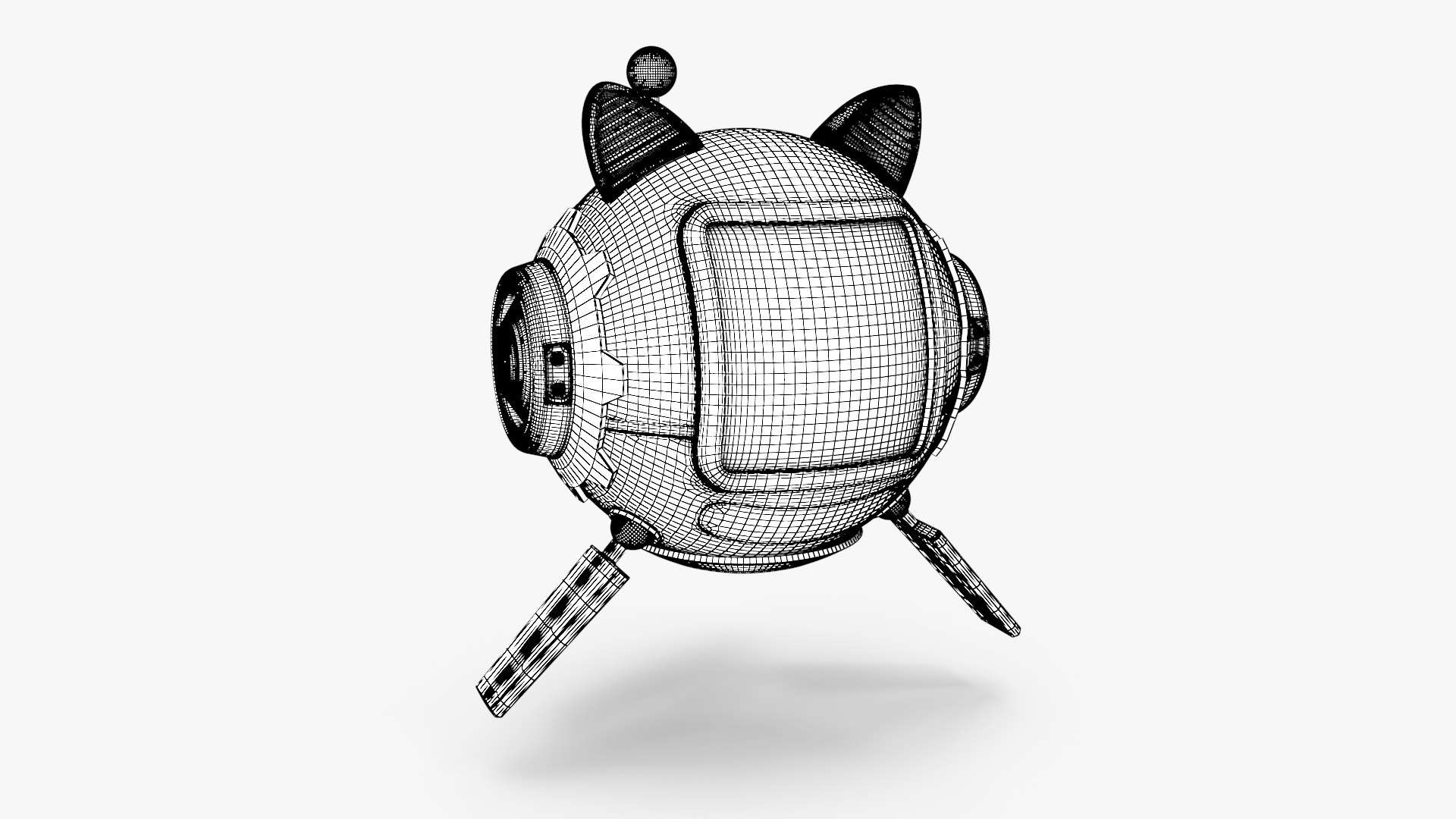 Cat Drone 3D model - TurboSquid 1960440