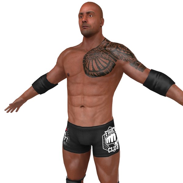 3D wrestler games model - TurboSquid 1303890