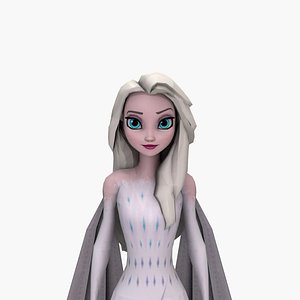 Модели Princess Elsa 3D для Скачивания | TurboSquid