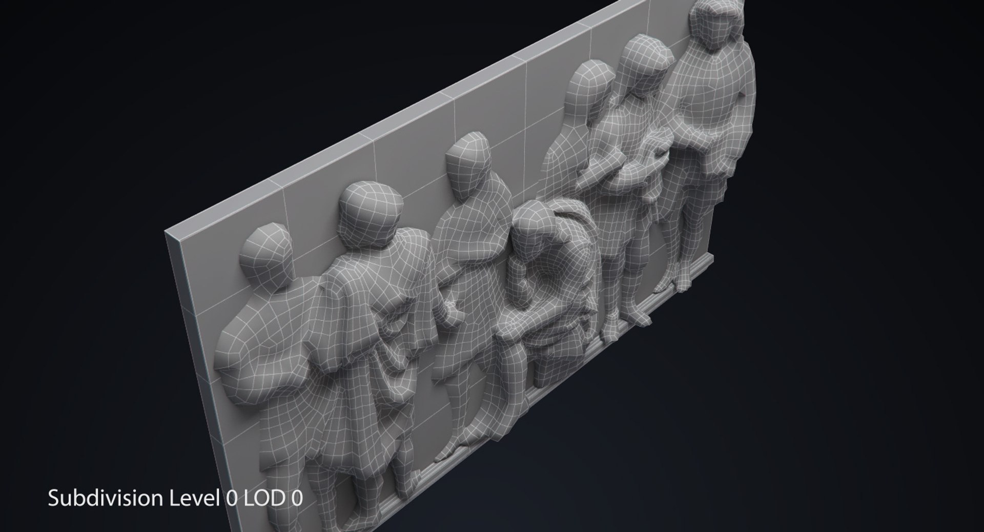 3d model bas relief df5