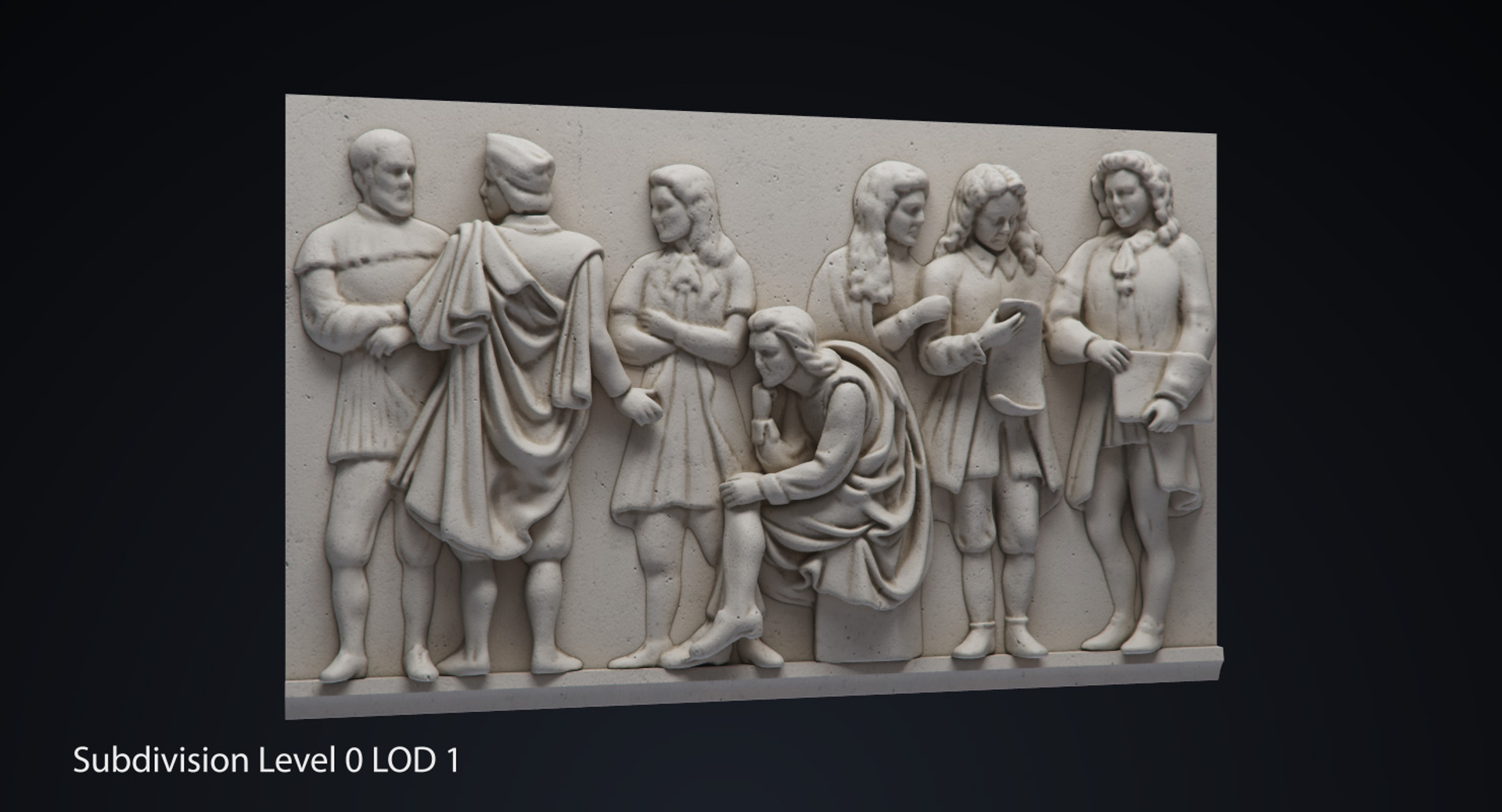 3d model bas relief df5
