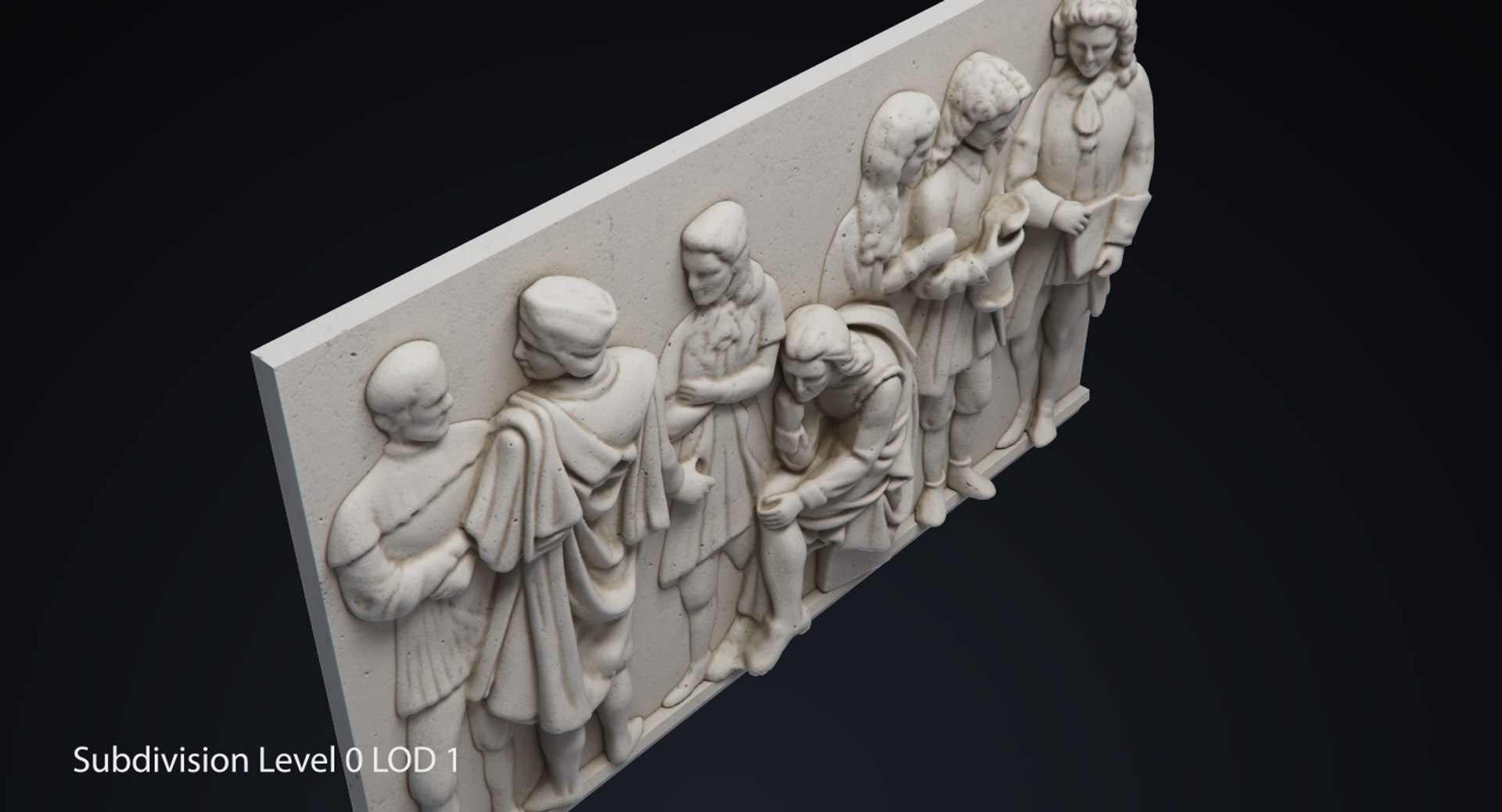 3d model bas relief df5