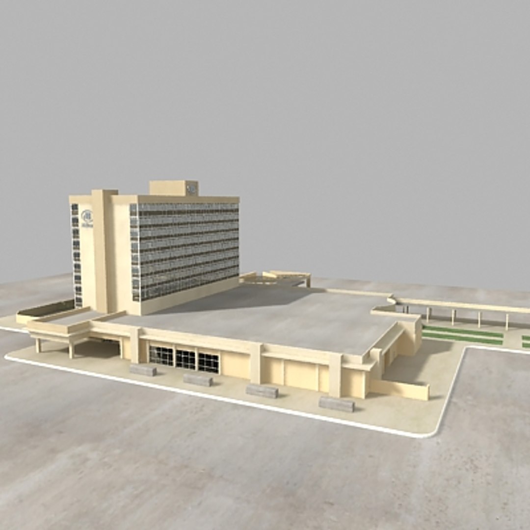 Hilton Hotel 3d Model