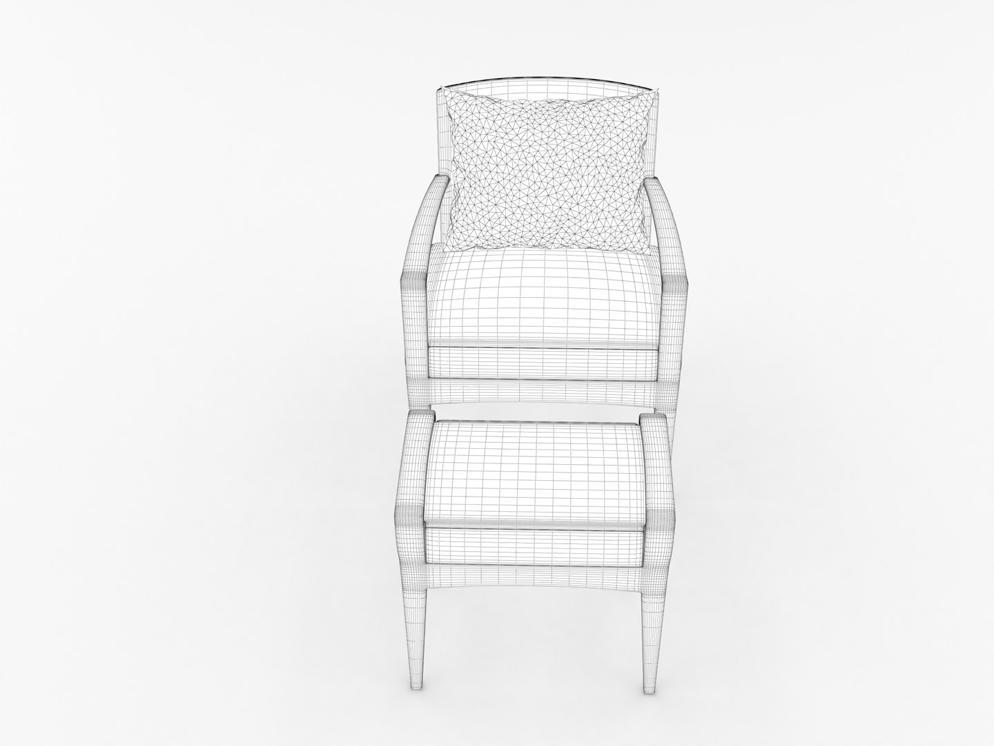 3D chair dedon model - TurboSquid 1529422