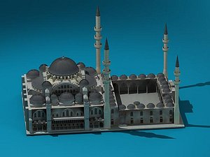 3D Suleymaniye Mosque Models - Browse & Download Formats - TurboSquid