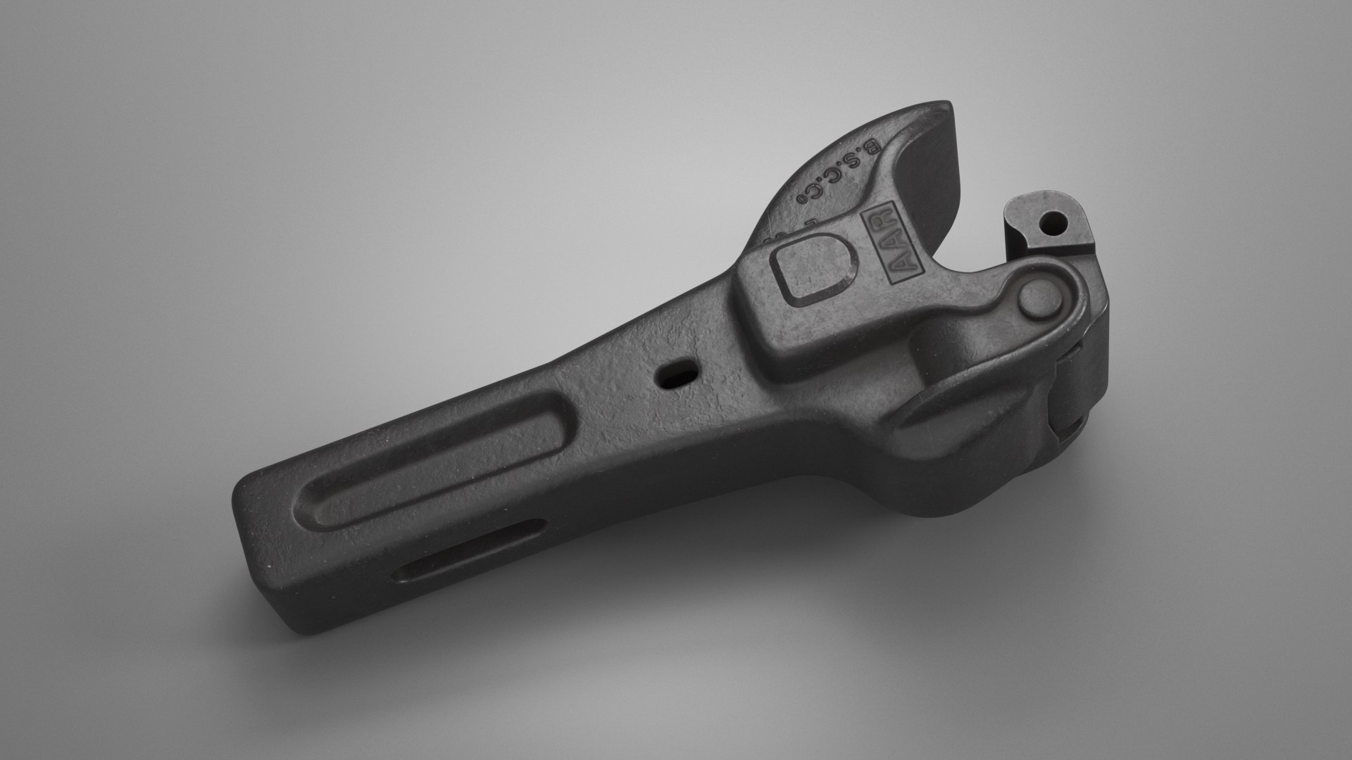 AAR Railway Janney Coupler 3D Model - TurboSquid 2307836