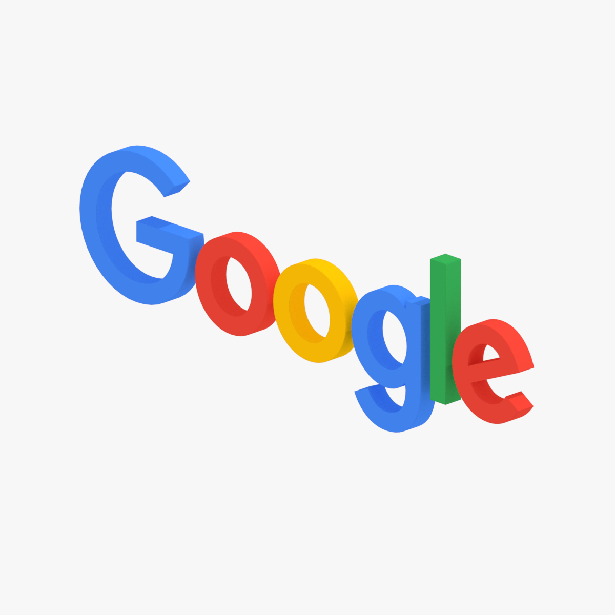 modelo 3d Google Logo Modelo 3D - TurboSquid 1278660