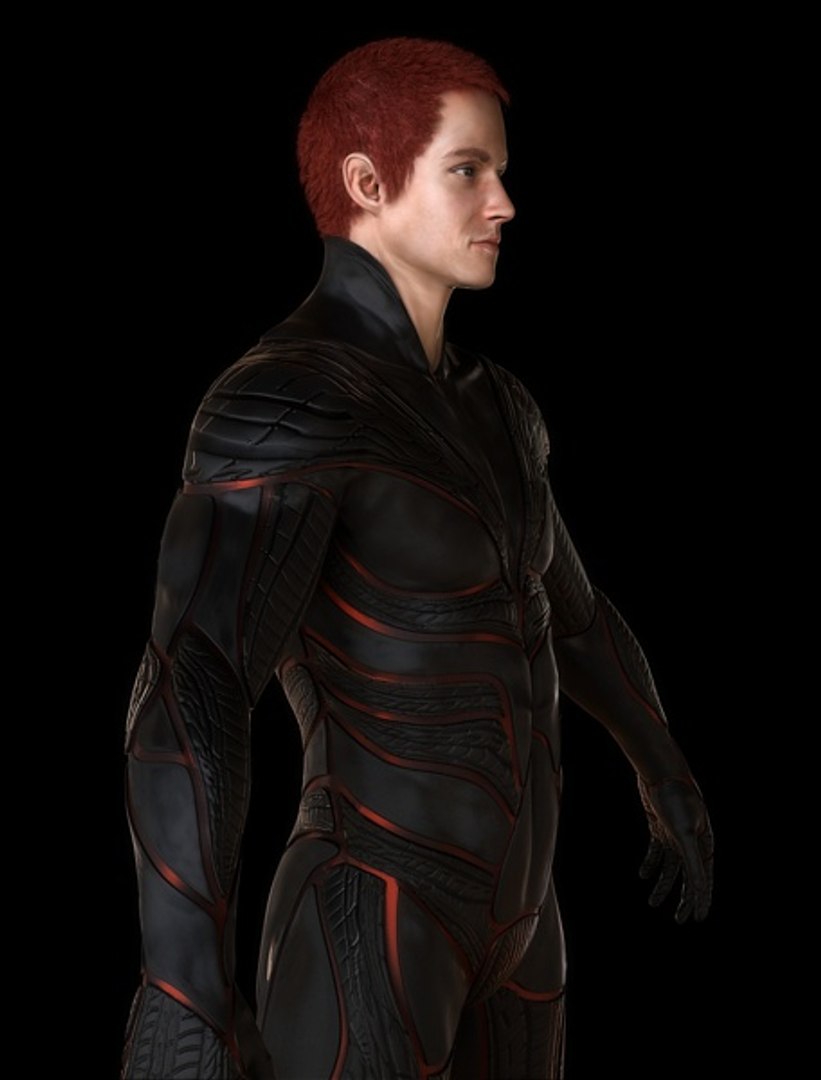 3d Character Man Human Model