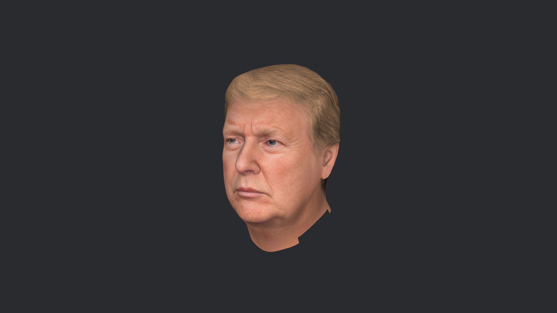 3D Donald Trump Hyper Realistic Full Body Fully Rigged Character model ...