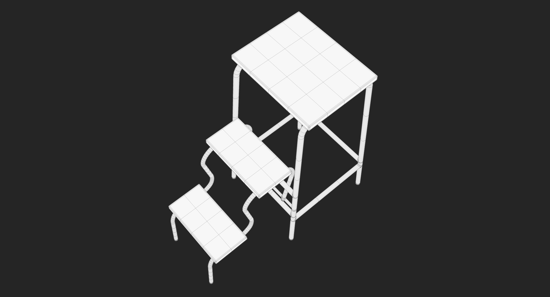 Realistic Step Ladder Model - TurboSquid 1291888