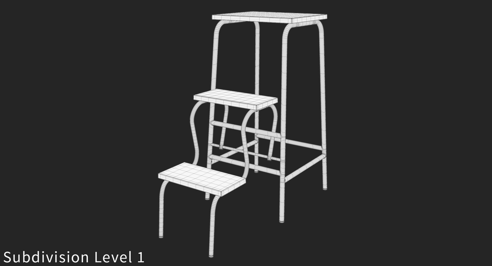Realistic Step Ladder Model - TurboSquid 1291888