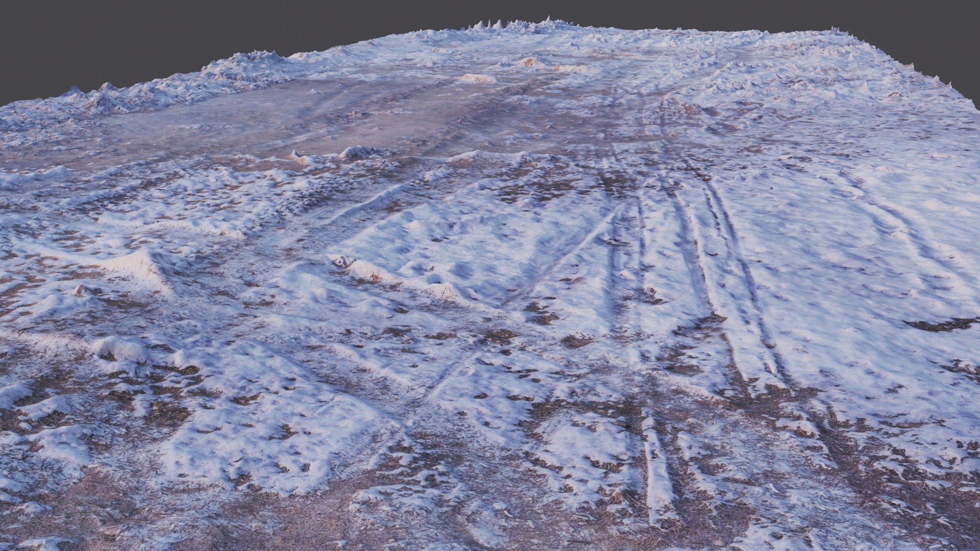 3D Snow Road 12 - TurboSquid 1812958