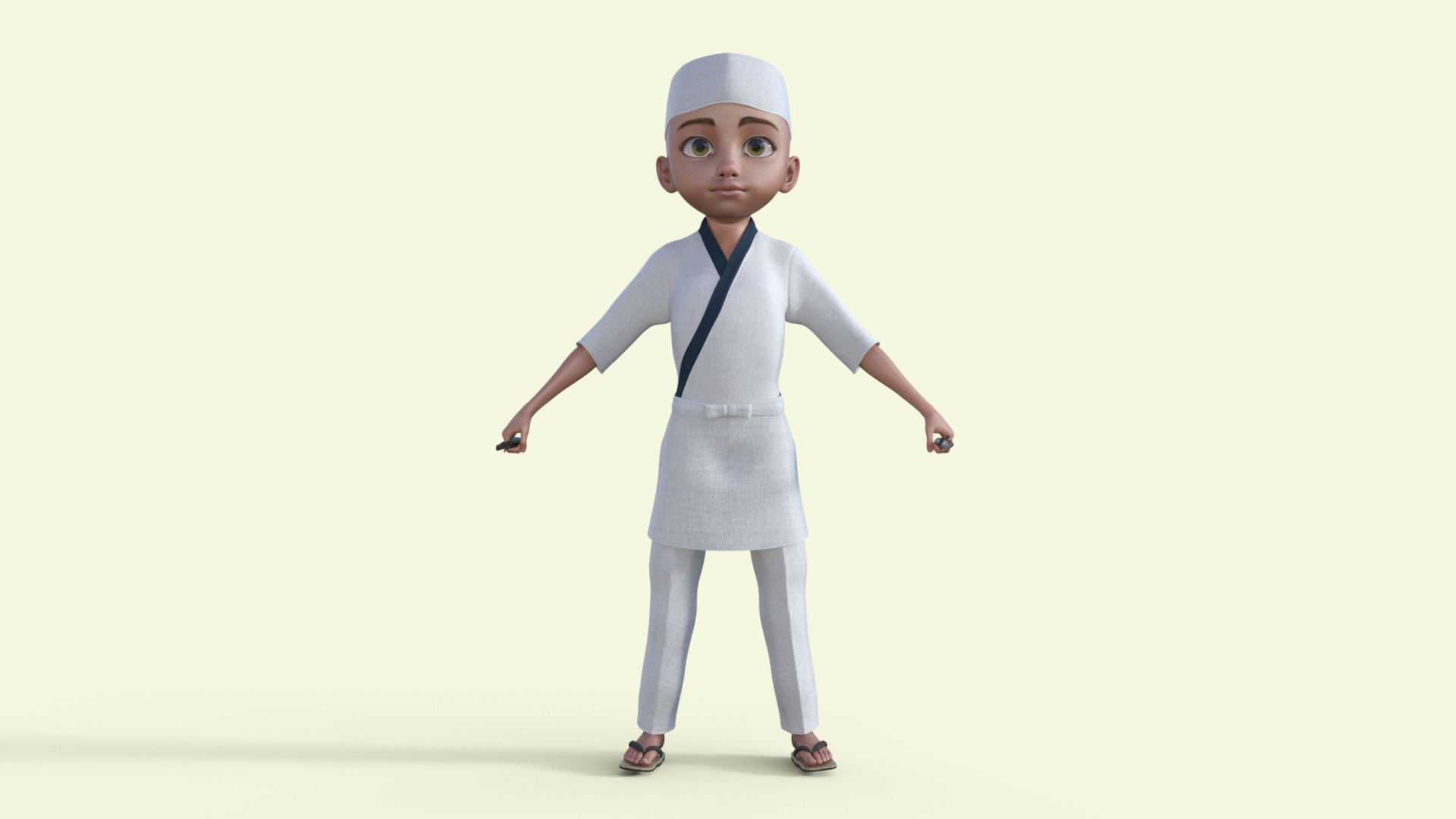Cartoon Chef Cook Rigged 3D model - TurboSquid 1977181