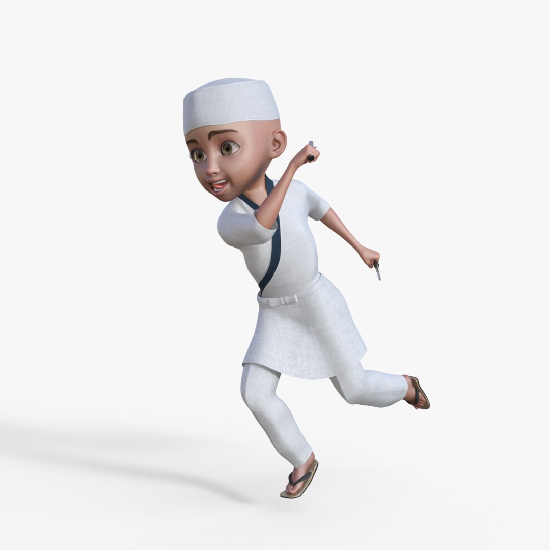 Cartoon Chef Cook Rigged 3D Model - TurboSquid 1977181