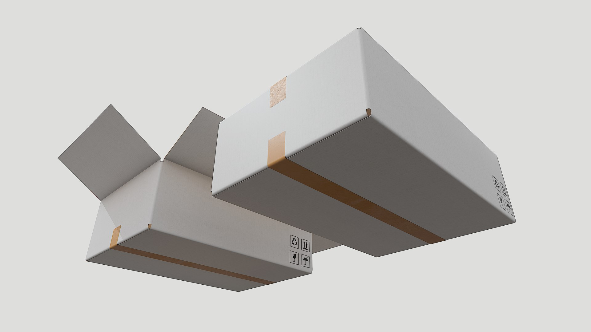 3D Cardboard Box 10 With Pbr 4K 8K - TurboSquid 1719977