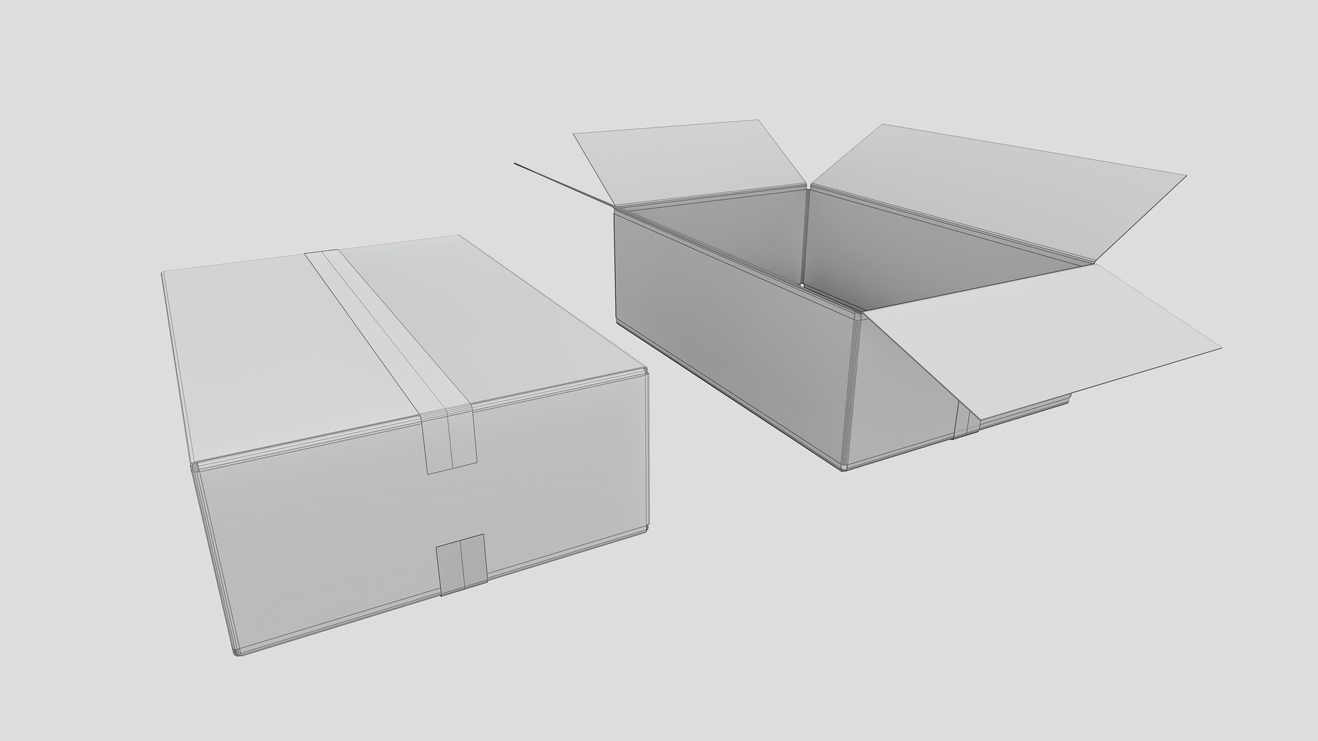 3D Cardboard Box 10 With Pbr 4K 8K - TurboSquid 1719977