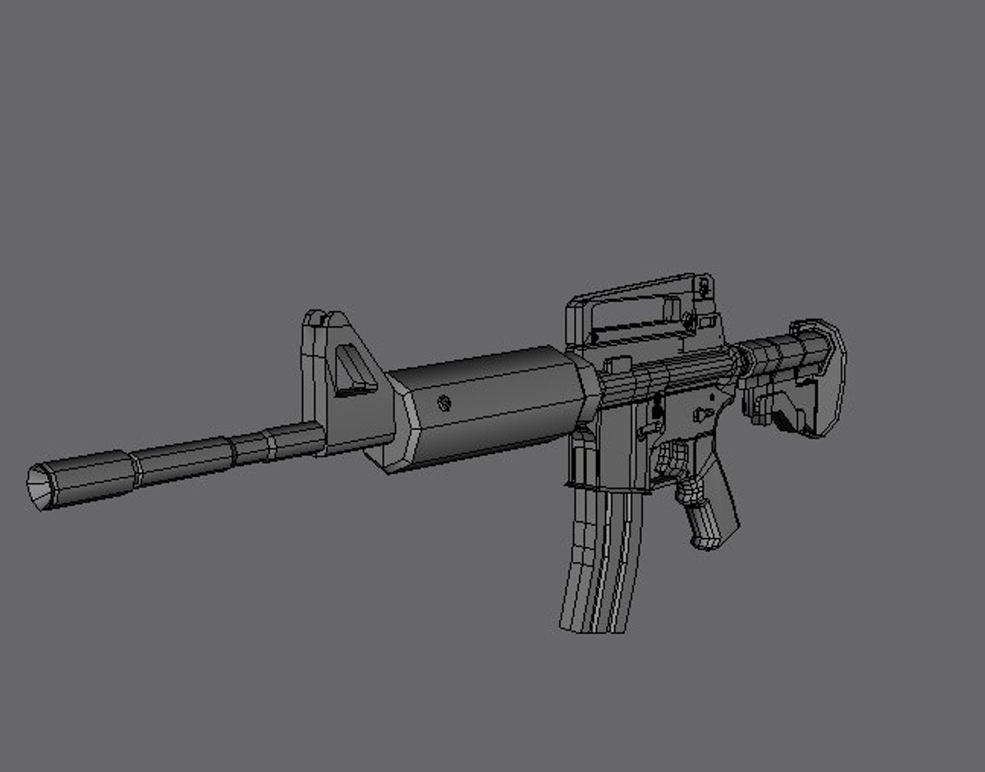 3d m4 m4a1 model