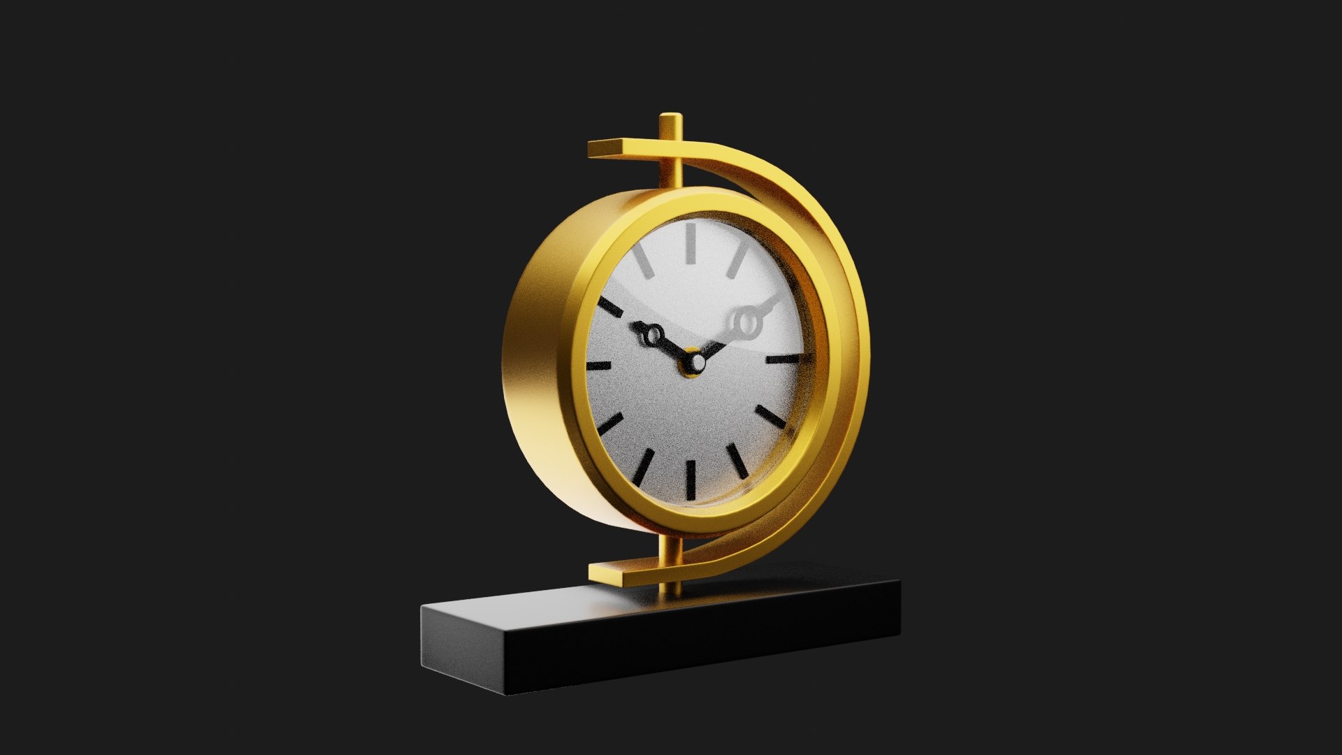 3D Table Clock - TurboSquid 2222647
