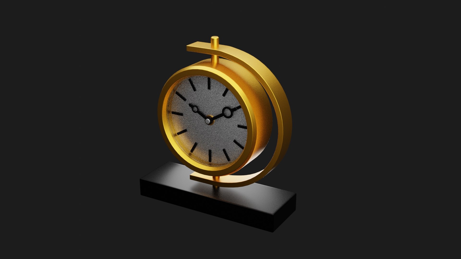 3D Table Clock - TurboSquid 2222647