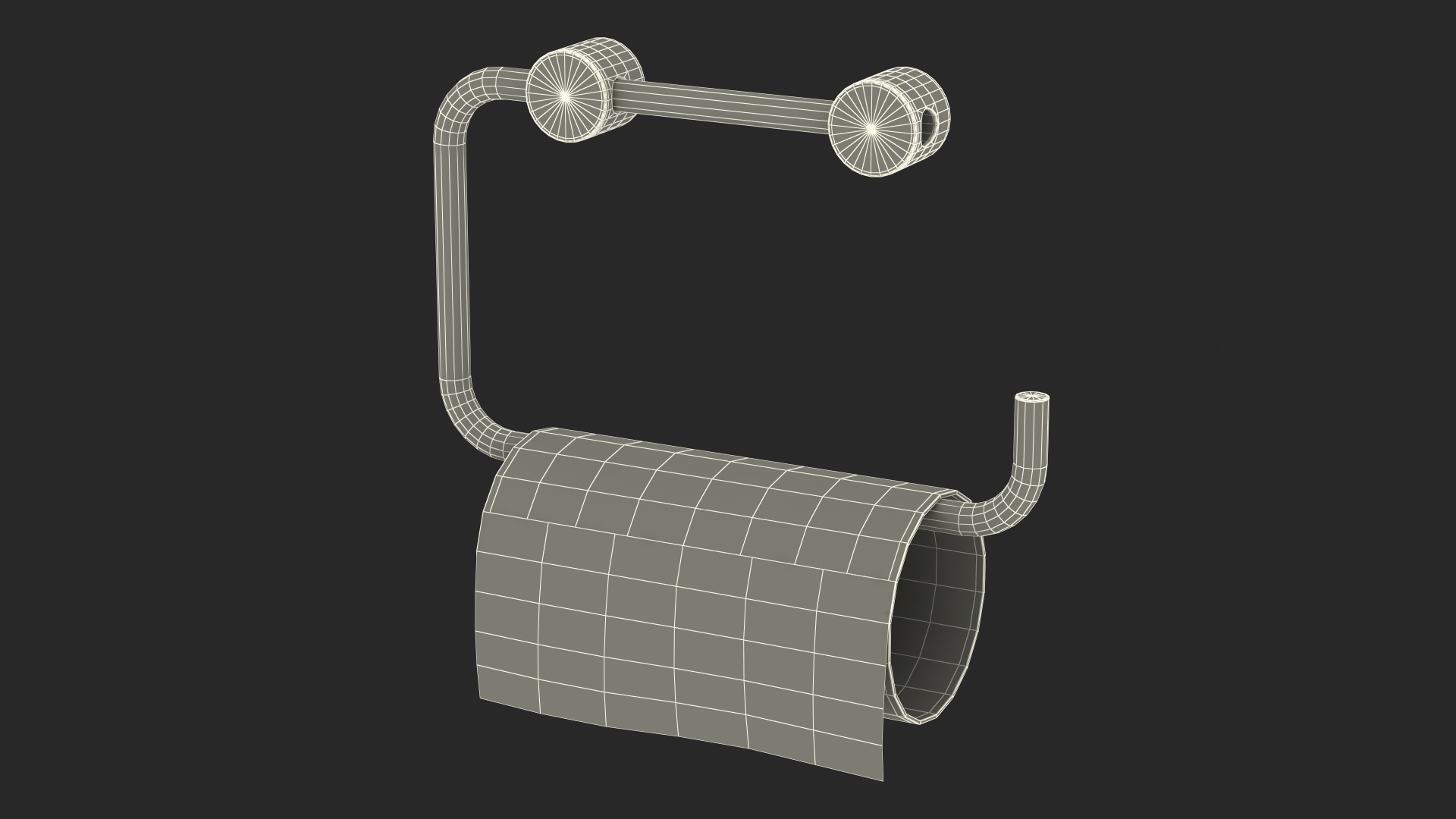 3D Empty Toilet Paper Holder Model - TurboSquid 1922152