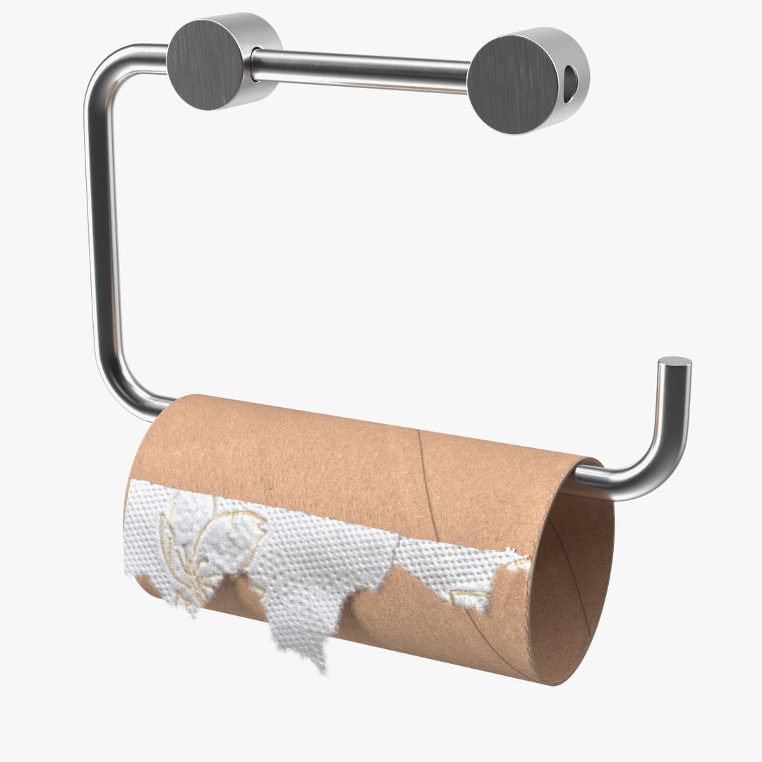 3D Empty Toilet Paper Holder model - TurboSquid 1922152