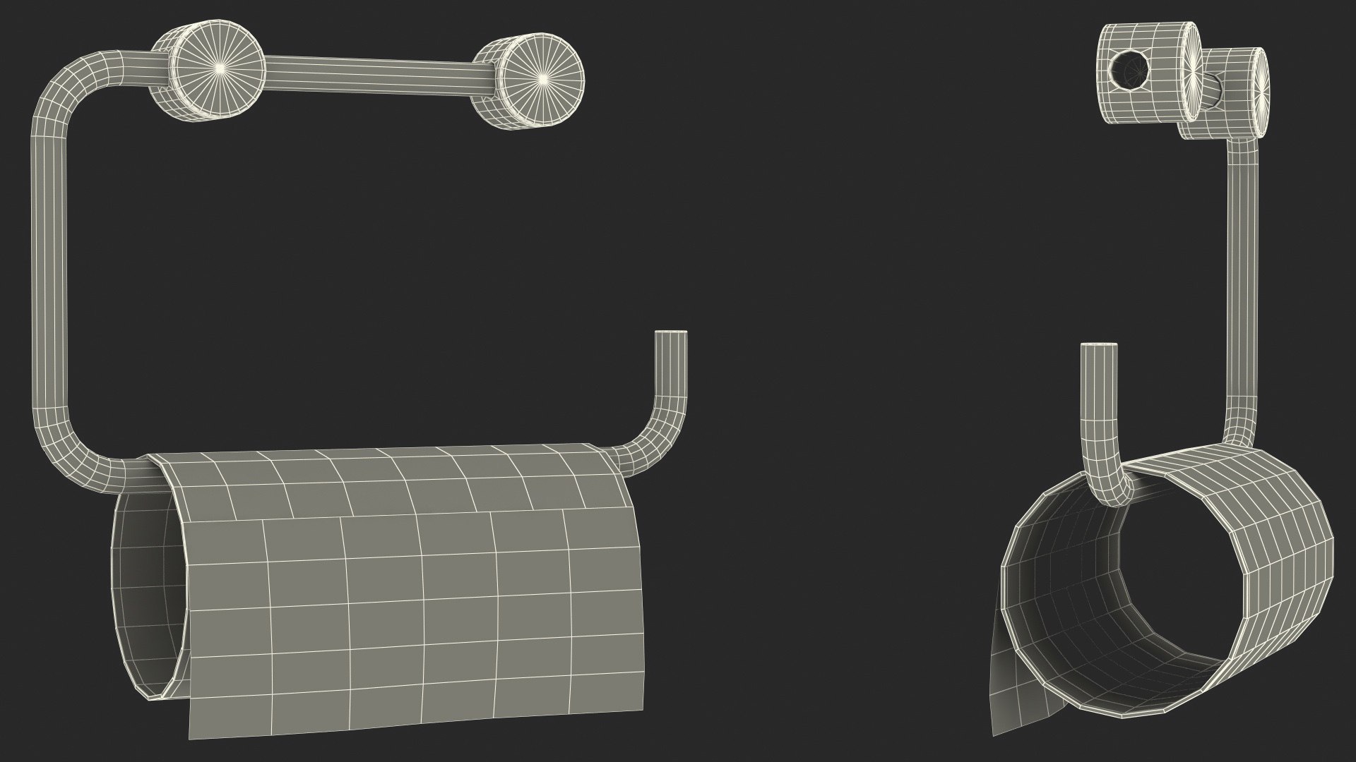 3D Empty Toilet Paper Holder model - TurboSquid 1922152