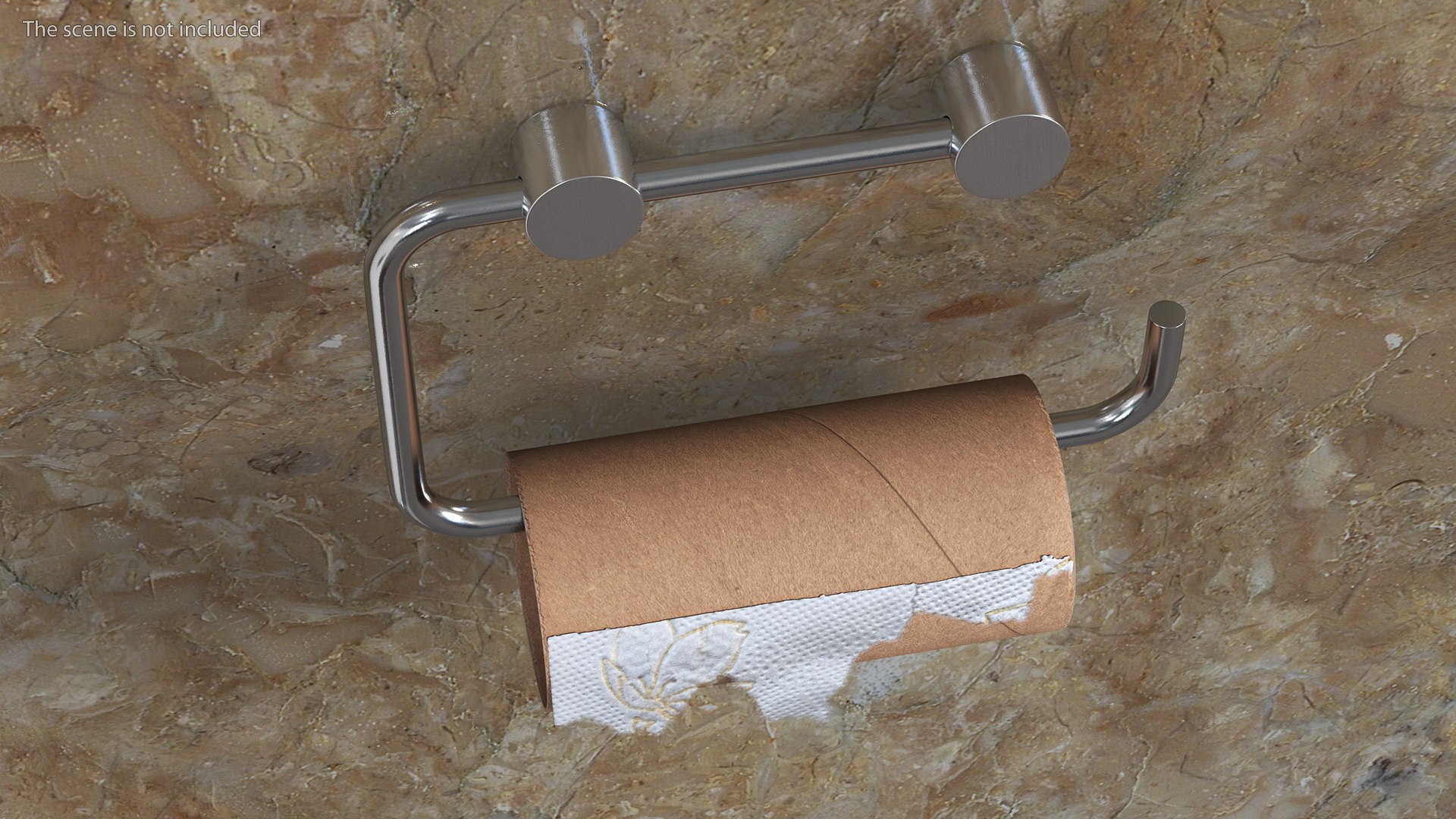 3D Empty Toilet Paper Holder Model - TurboSquid 1922152