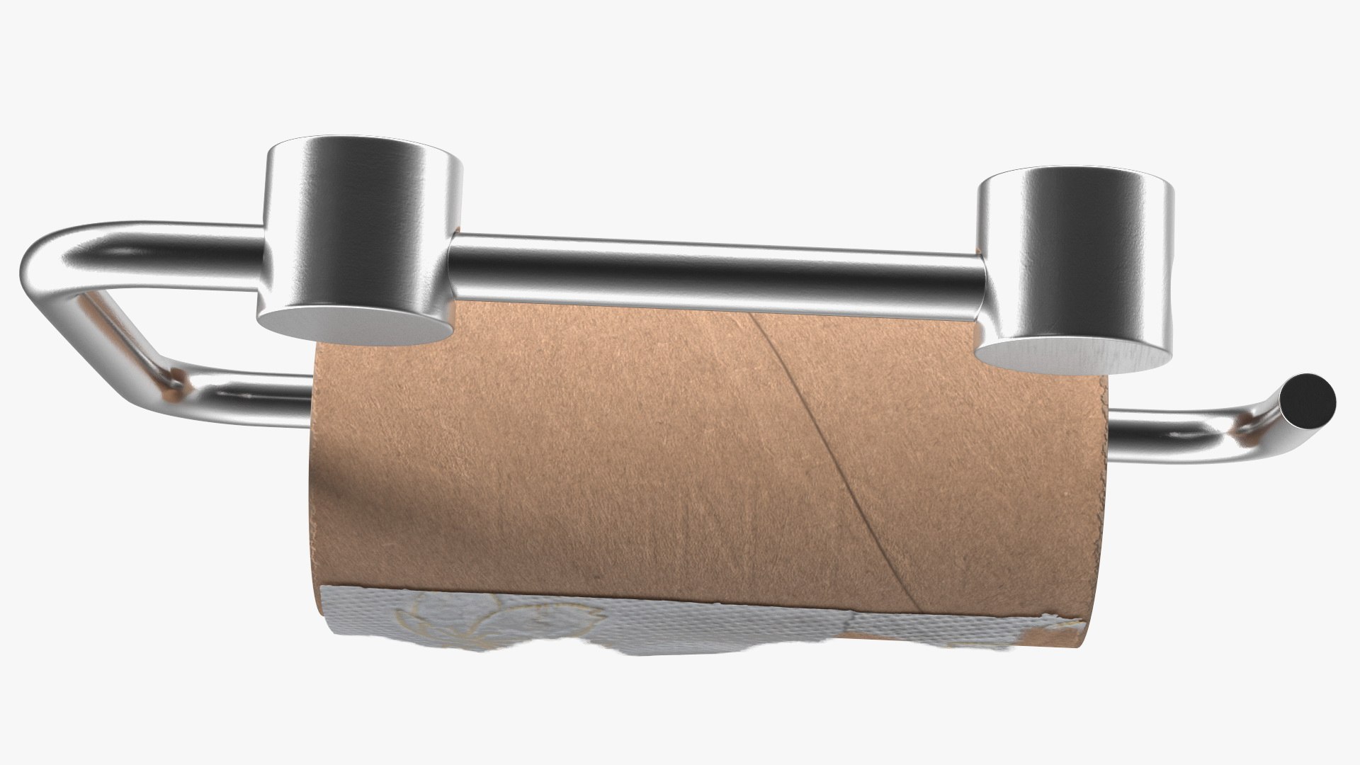 3D Empty Toilet Paper Holder Model - TurboSquid 1922152