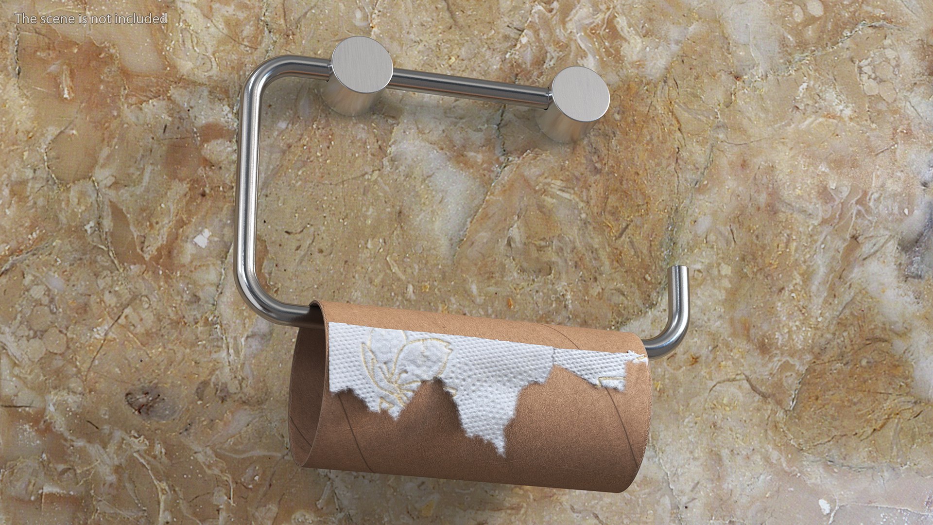 3D Empty Toilet Paper Holder Model - TurboSquid 1922152