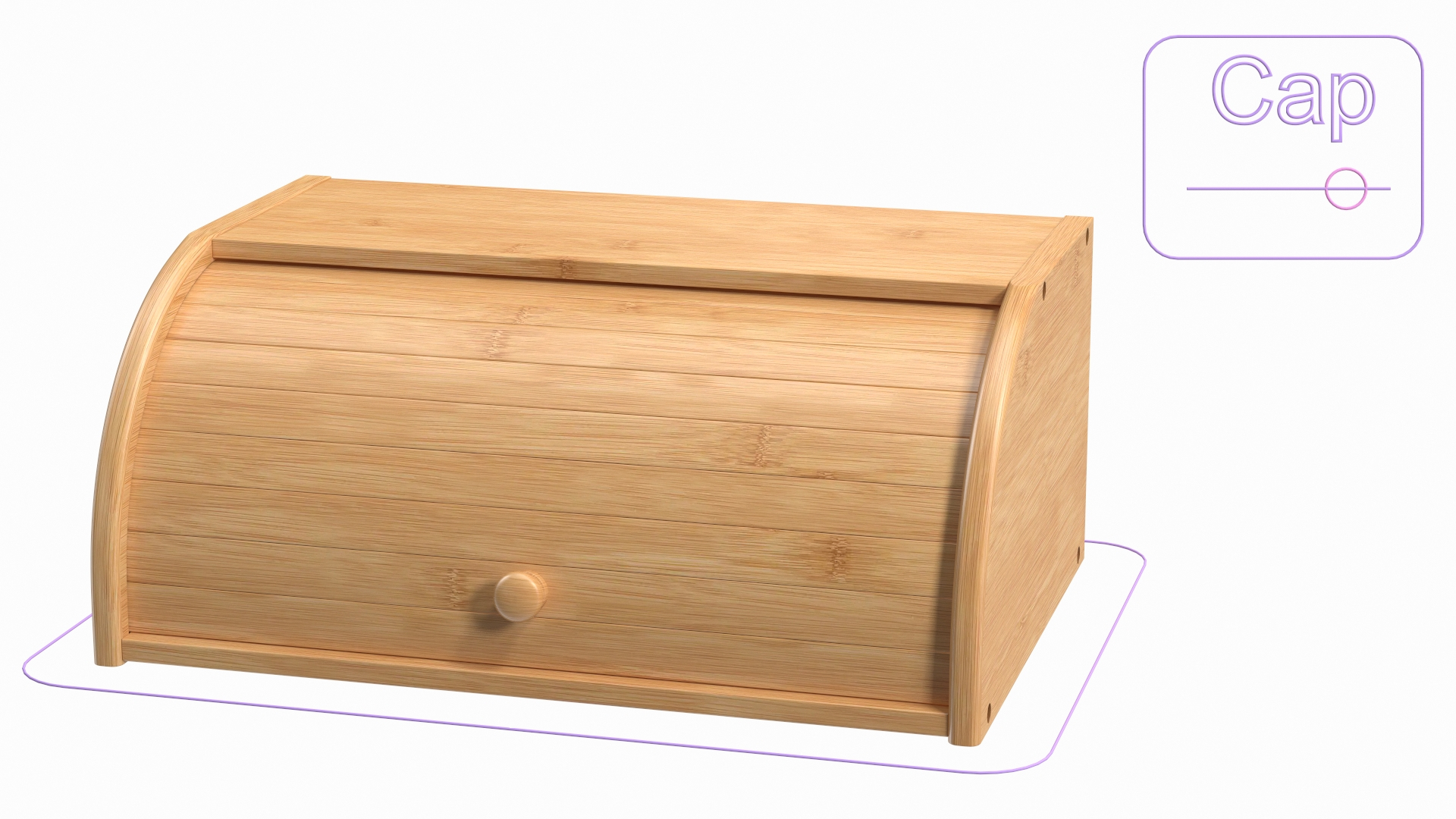 Bread Box Wood Rigged 3D model - TurboSquid 1906563