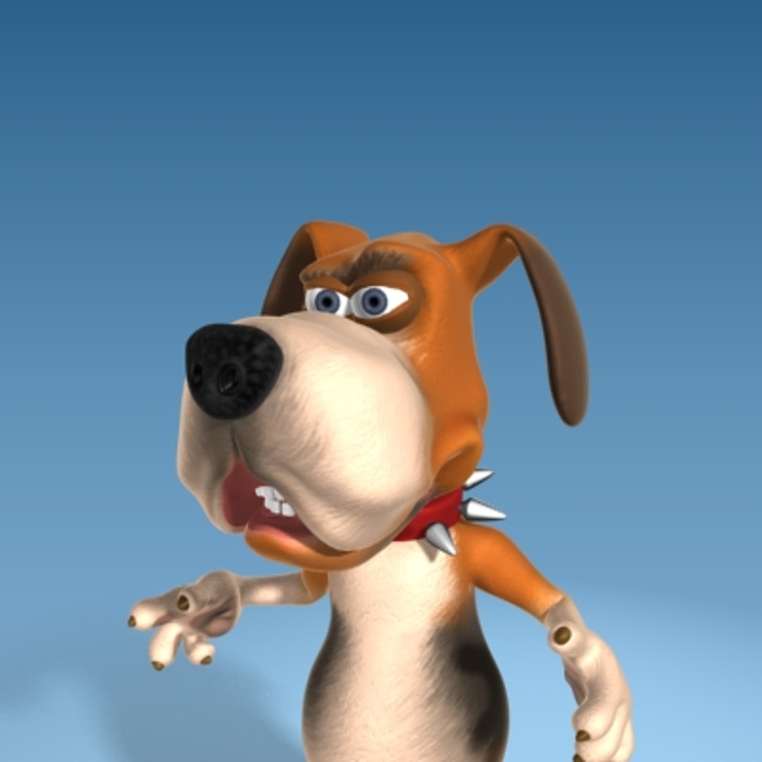 Cute Cartoon Dog 3d Max