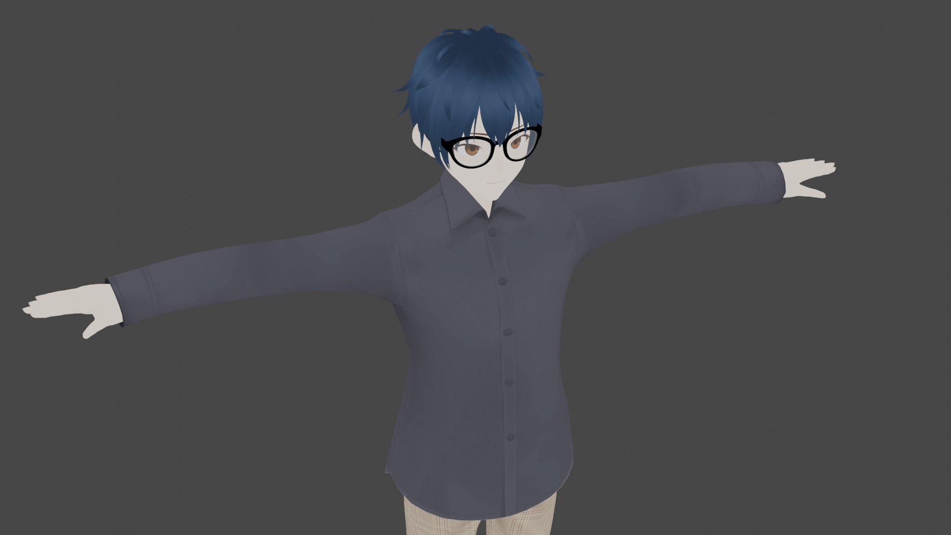 3D Anime Base Character - TurboSquid 2073563