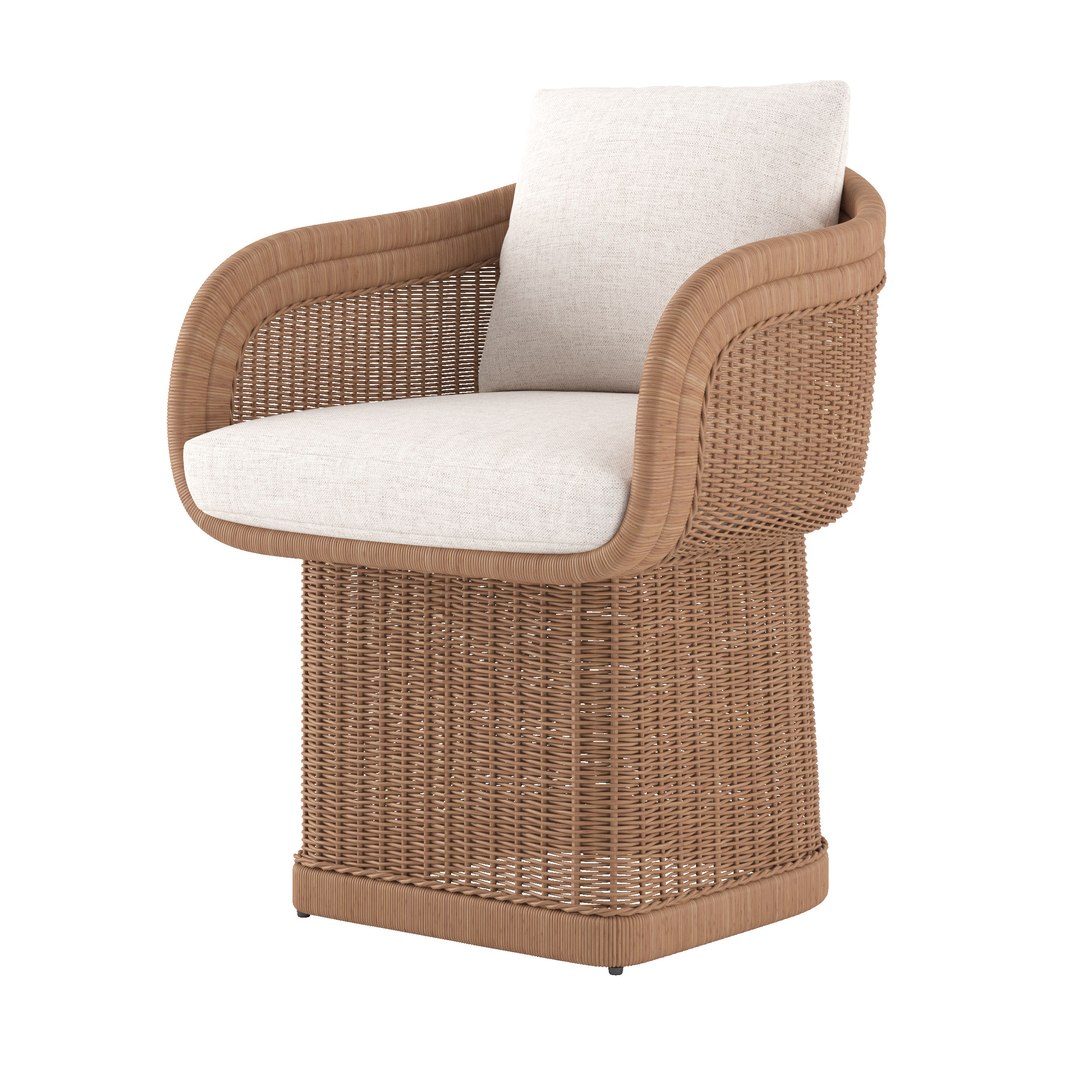 RH BLOOM DINING CHAIR 3D - TurboSquid 2396389