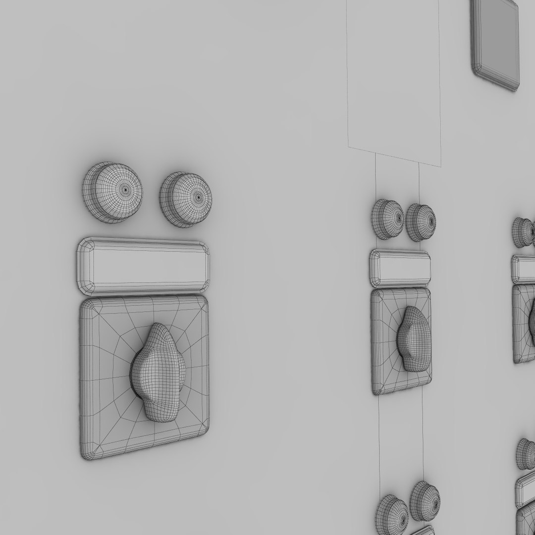 3d Electric Control Cabinet Model