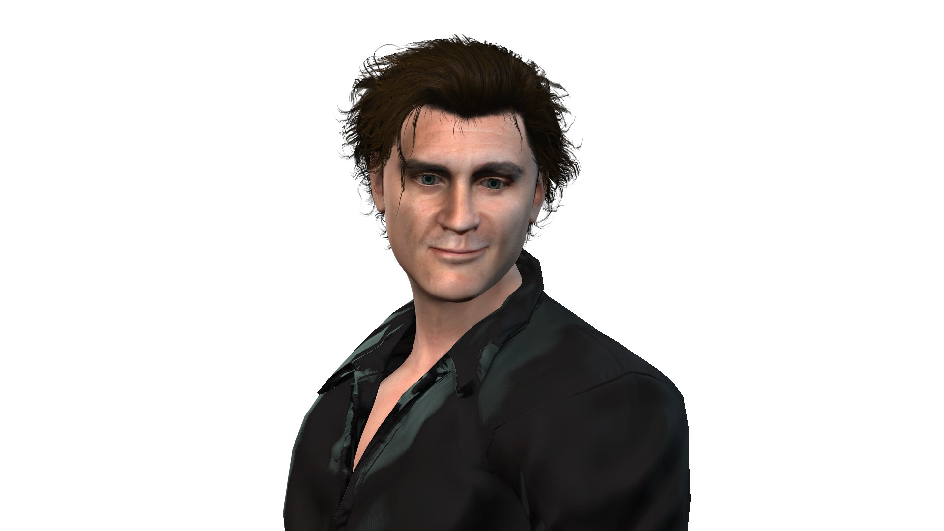 Joaquin Phoenix 3D Rigged Model Ready For Animation 3D Model ...
